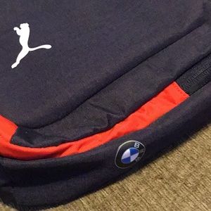 Puma | Bags | Puma Bmw Motorsport Portable Bag Blue Messenger | Poshmark